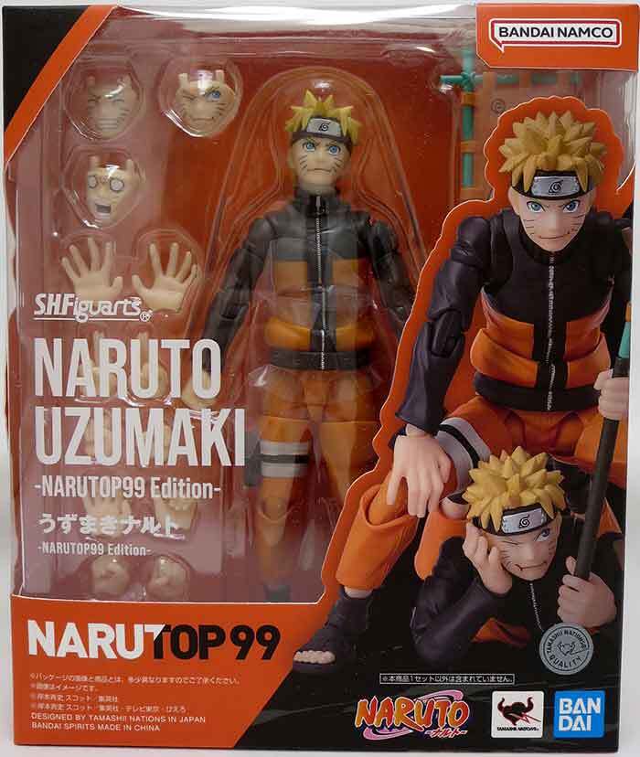 S.H.Figuarts NARUTO UZUMAKI -NARUTOP99 Edition- "NARUTO", TAMASHII ...